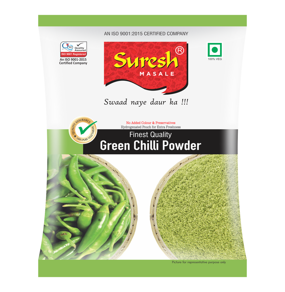 GREEN CHILLI POWDER – Suresh Masale